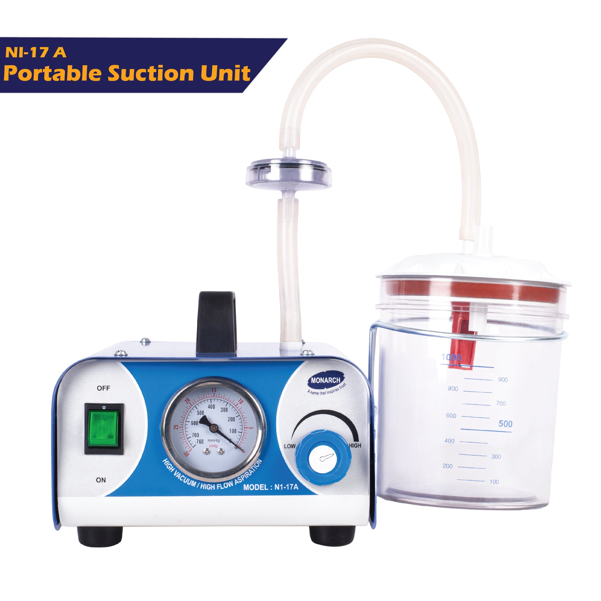 NI-17A: Portable suction unit – Monarch Healthcare