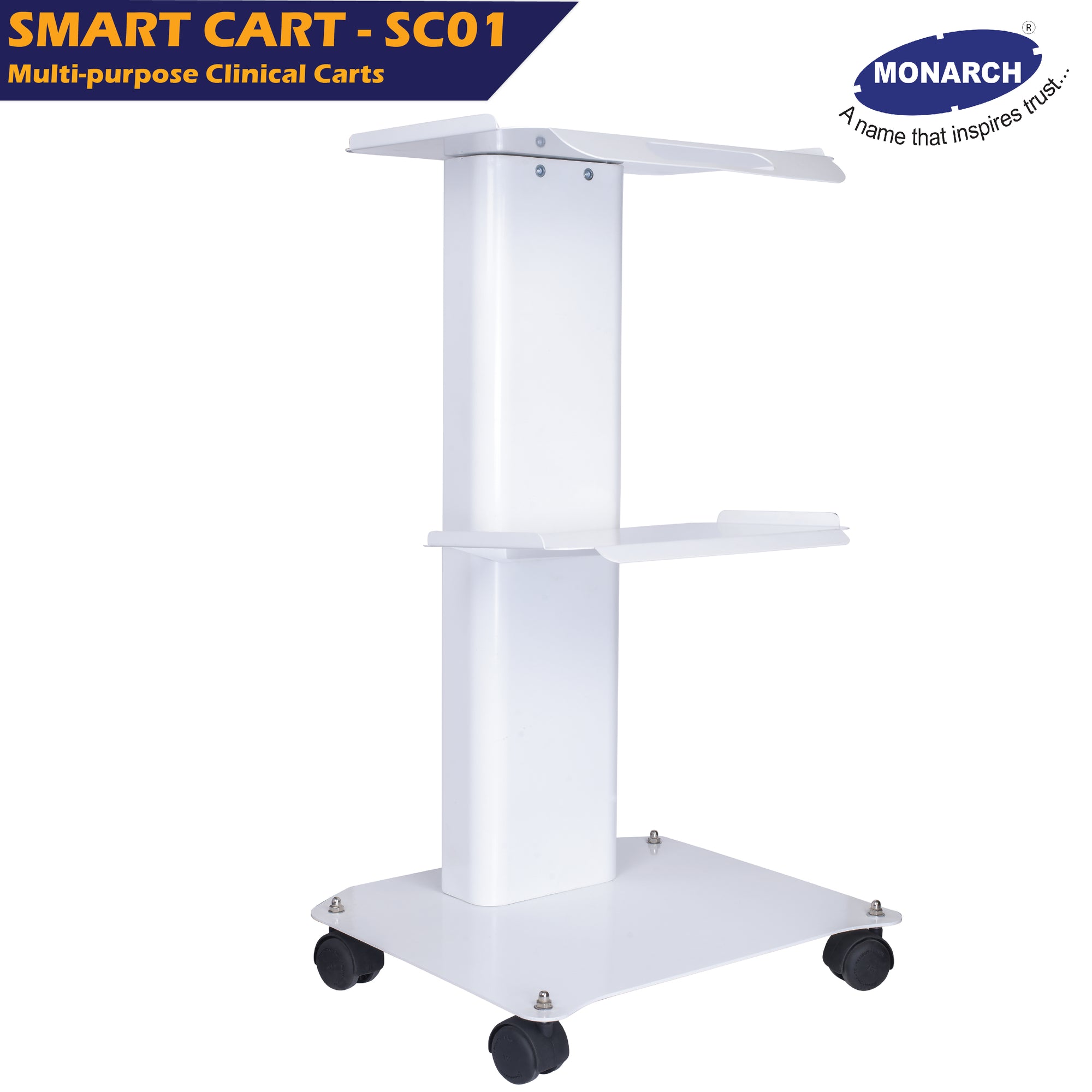 Smart Cart SC-01 Medical Roller Trolley Cart | Multi Purpose Medical T ...